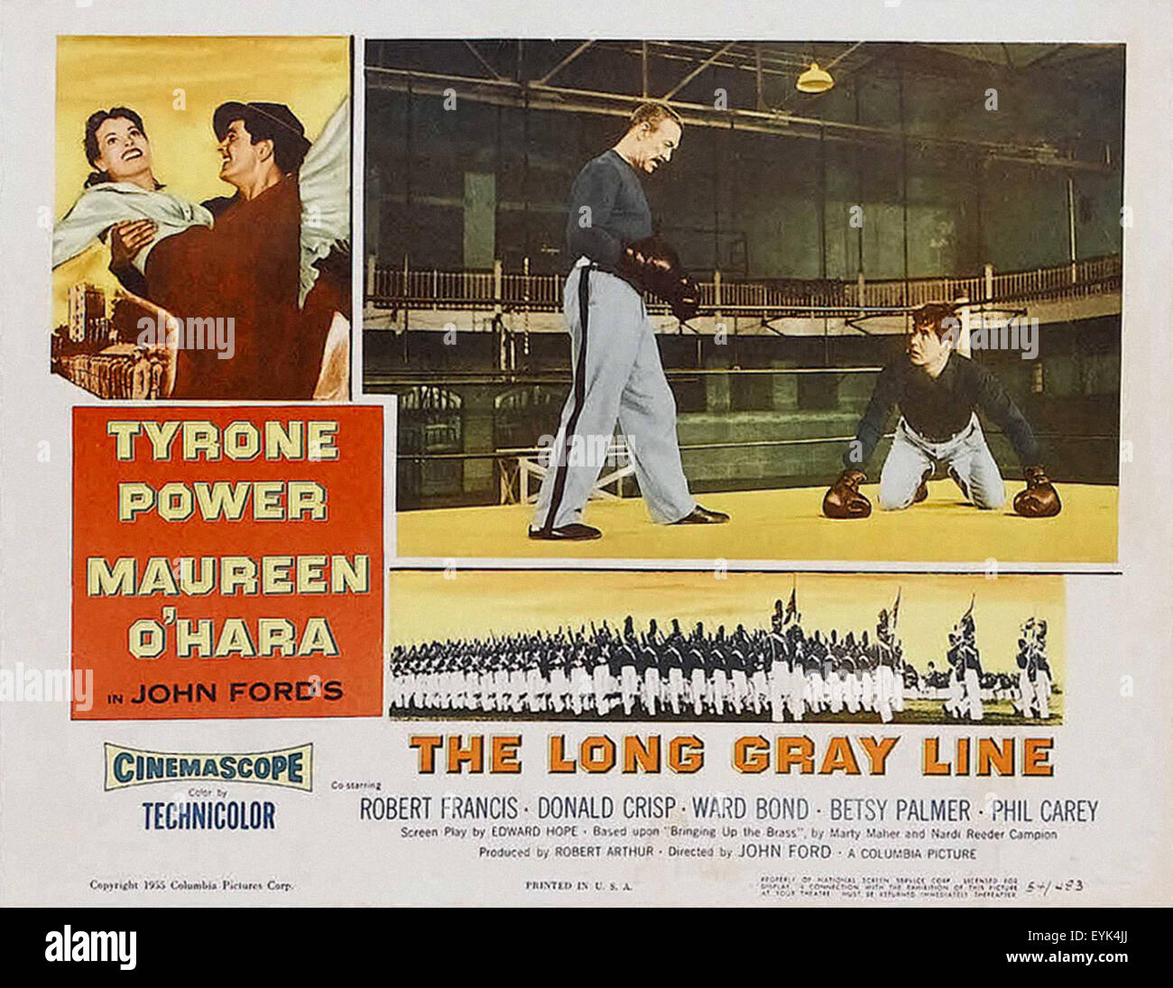 The Long Gray Line - Movie Poster Stock Photo - Alamy