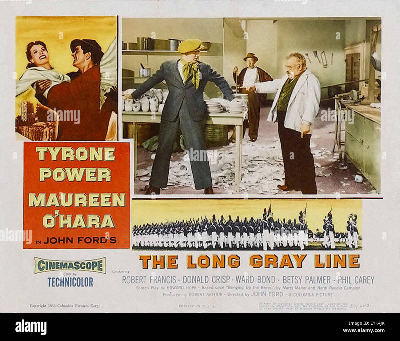 The Long Gray Line - Movie Poster Stock Photo - Alamy