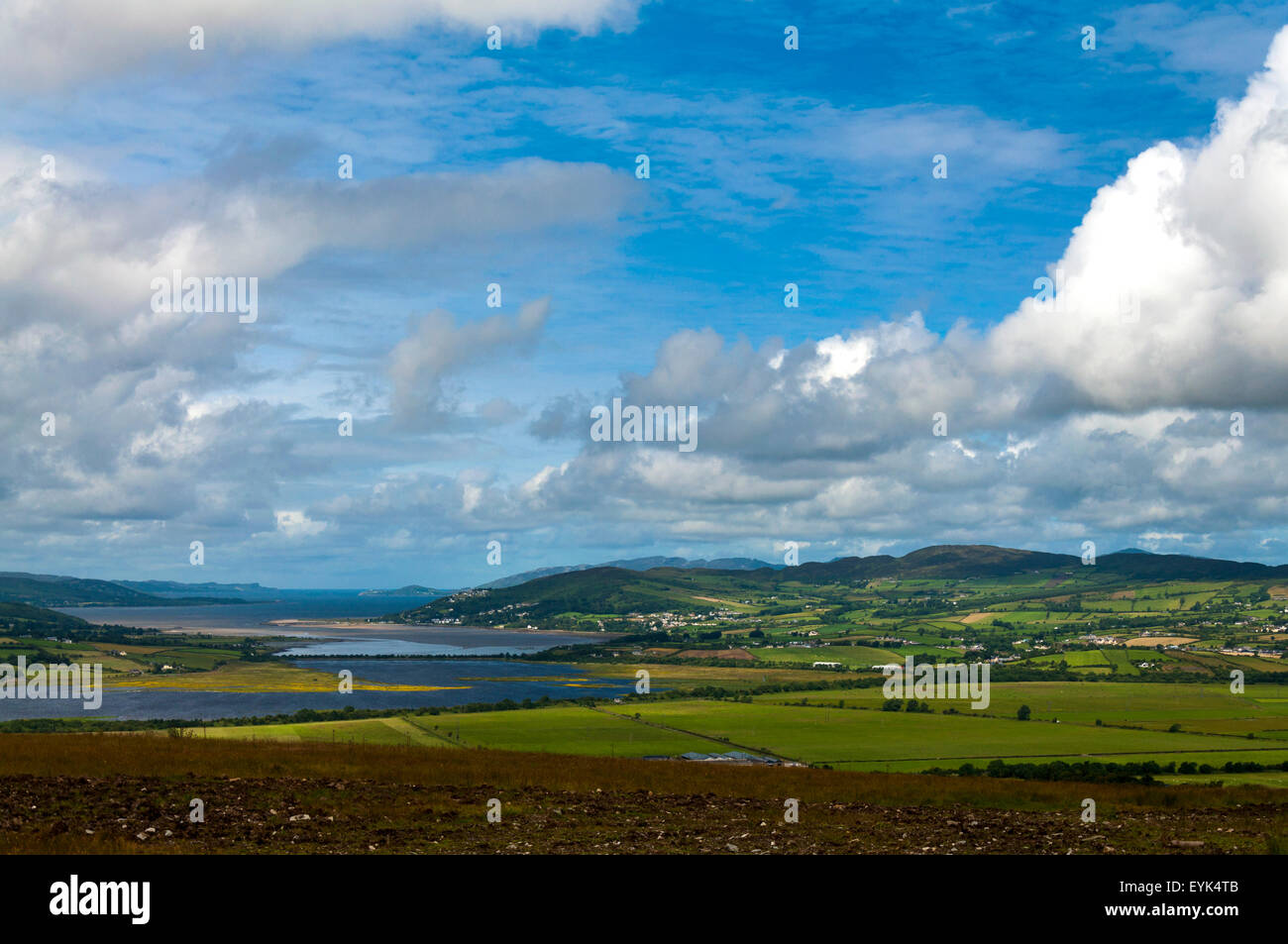 Lough Swilly and Inishowen Peninsula, County Donegal, Ireland Stock ...