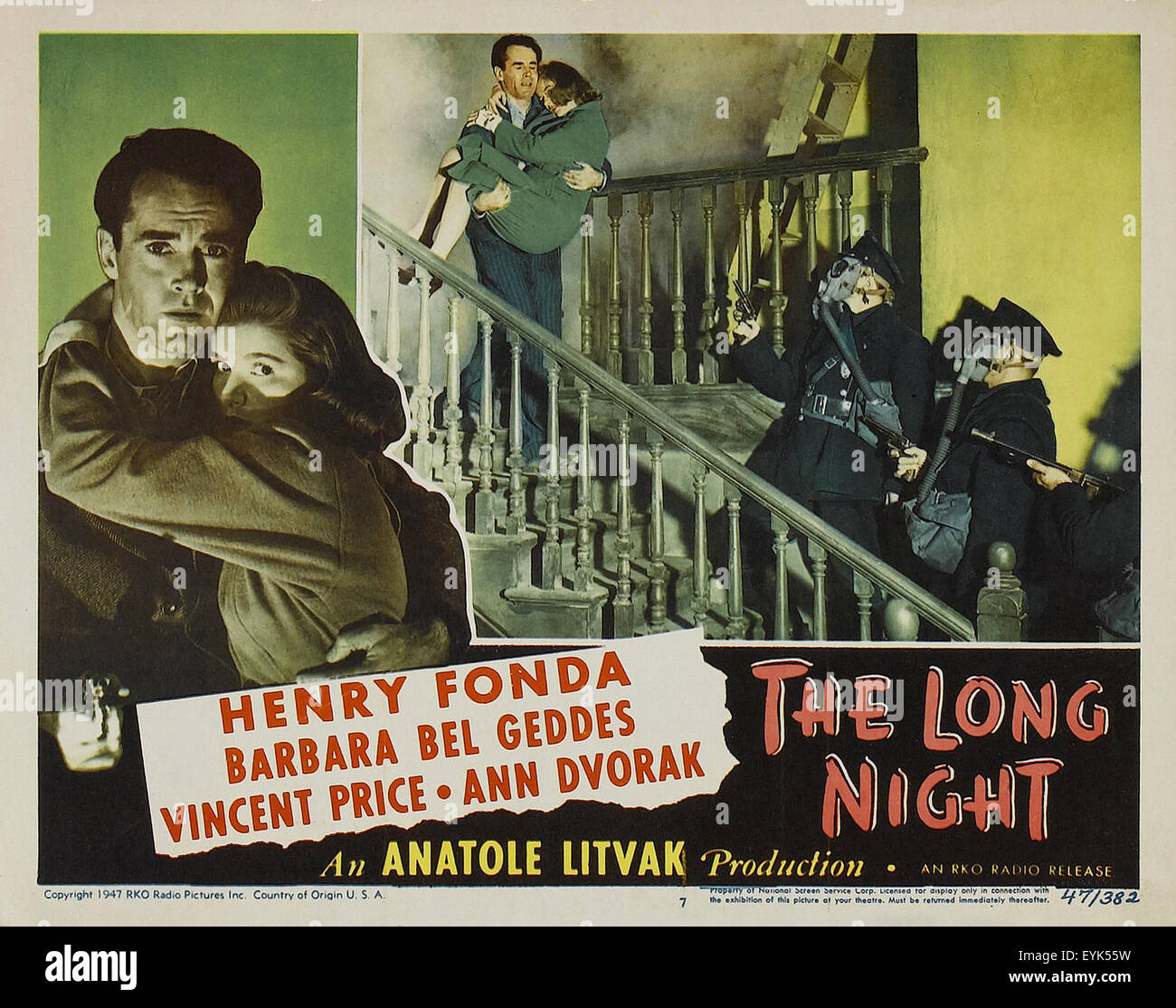 The Long Night - Movie Poster Stock Photo - Alamy