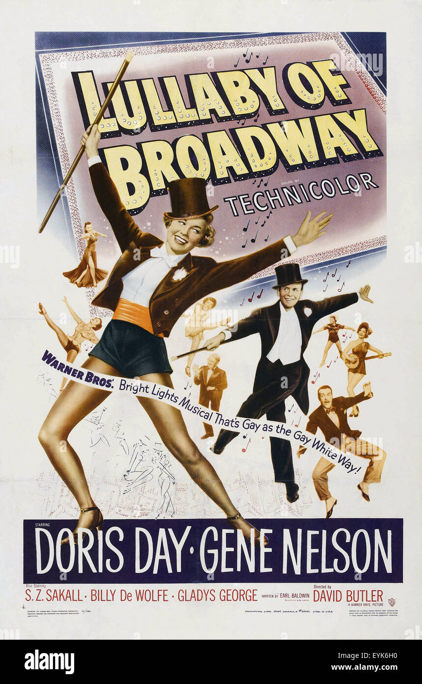 Lullaby of Broadway - Movie Poster Stock Photo - Alamy