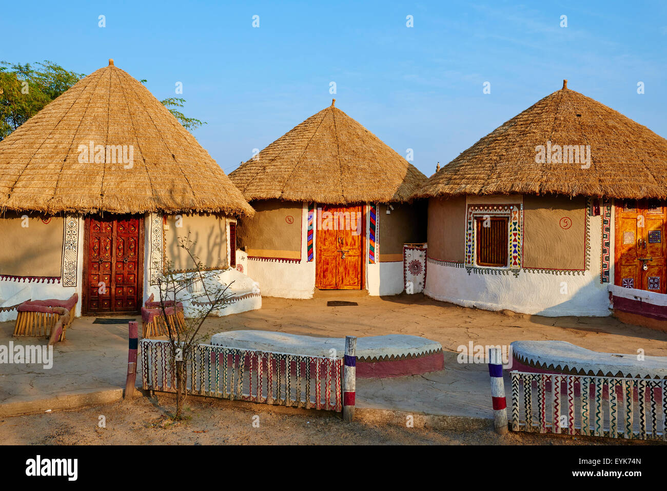 India, Gujarat, Kutch, Hodka village, Harijan ethnic group Stock Photo ...