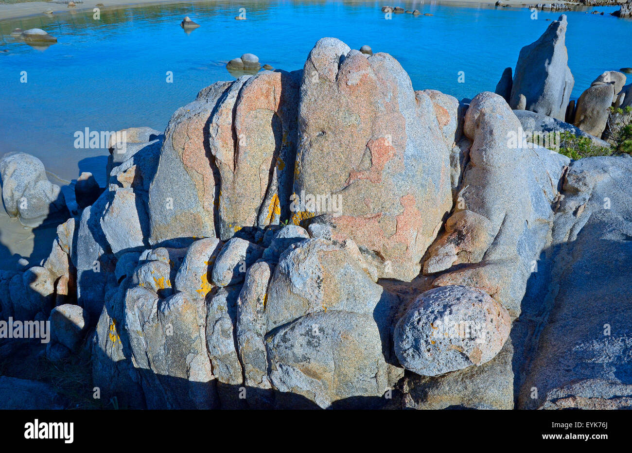 Sardinia,Italy: rocks and sea Stock Photo - Alamy