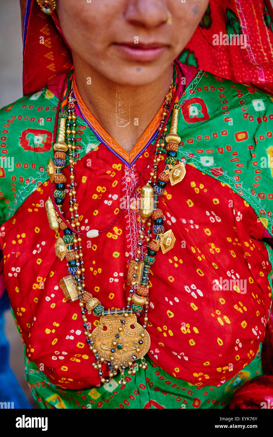 India, Gujarat, Kutch, Padhar village, Ahir ethnic group Stock Photo ...