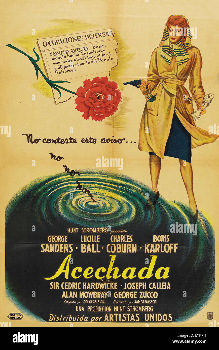 Lured movie poster hi-res stock photography and images - Alamy