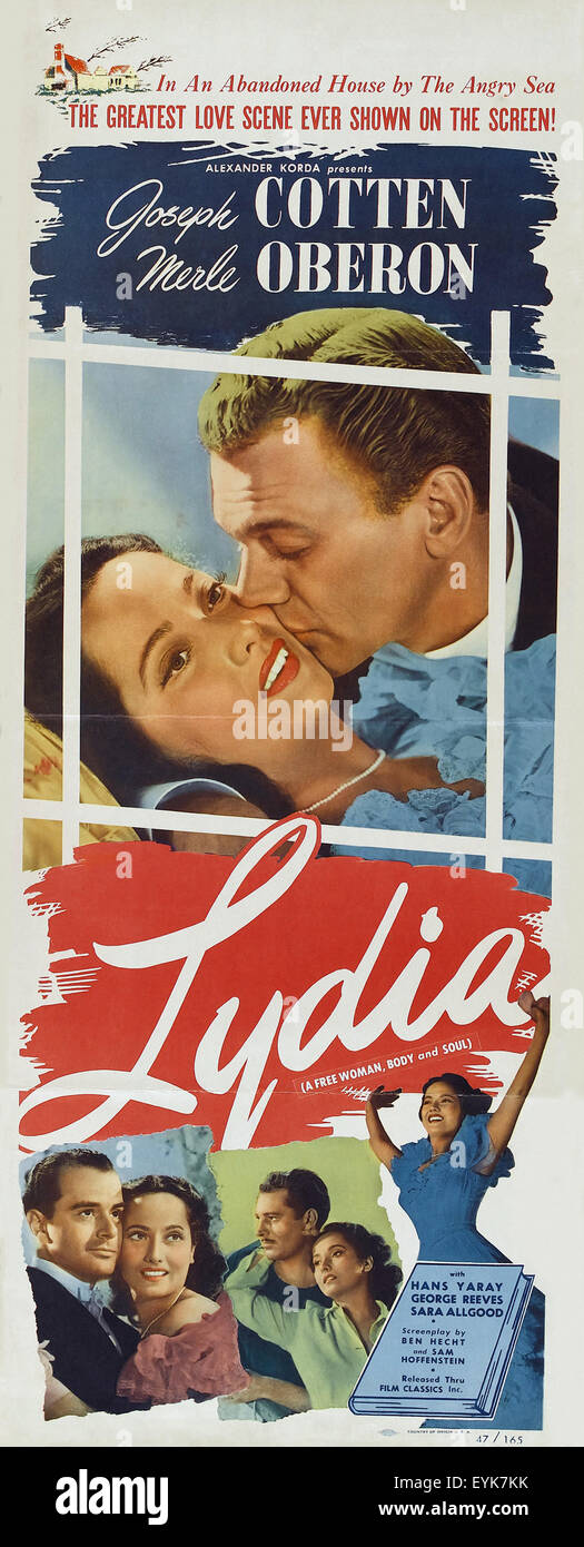 Lydia 1941 movie poster hi-res stock photography and images - Alamy