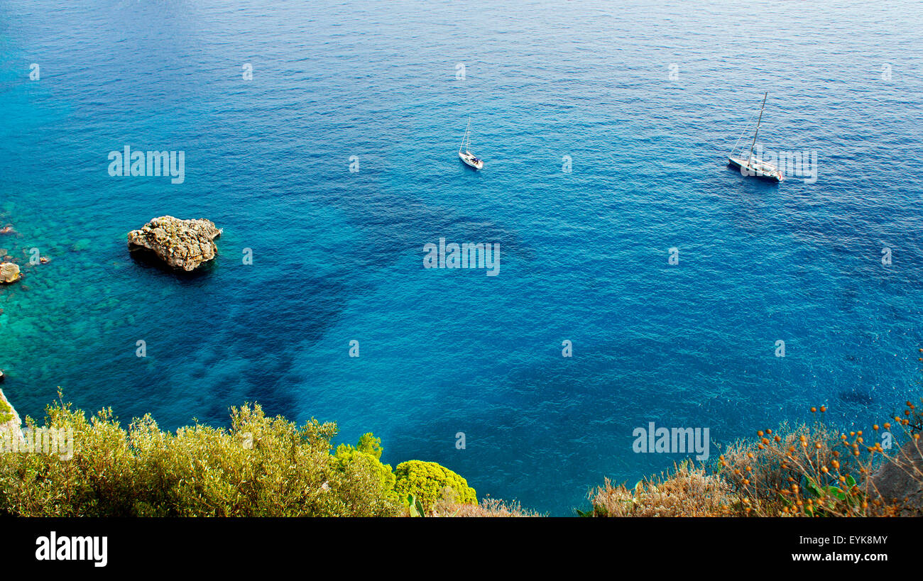 Capri by boat hi-res stock photography and images - Alamy