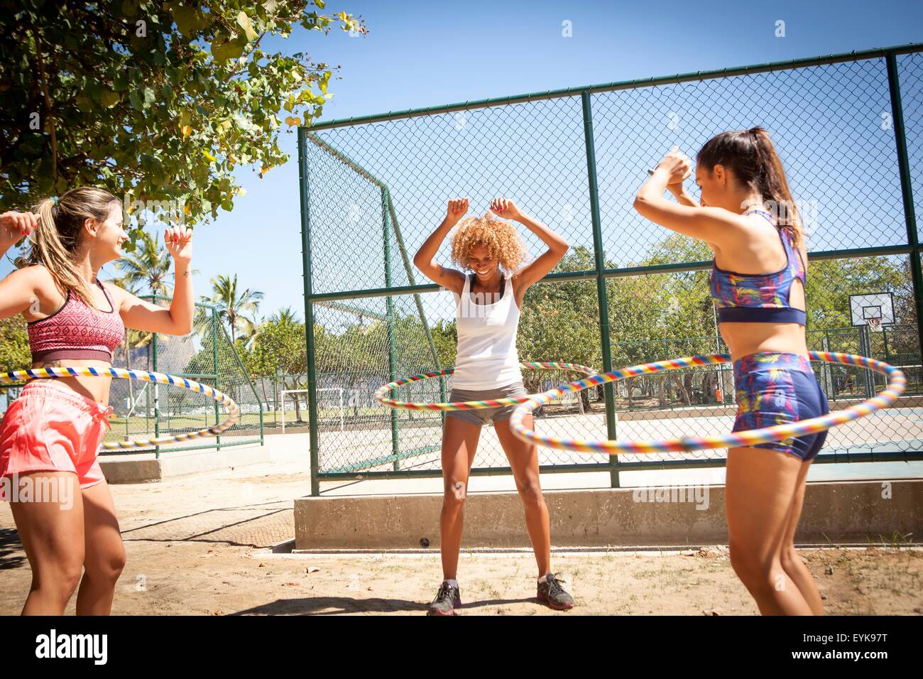 People Using Hula Hoops High Resolution Stock Photography and Images ...