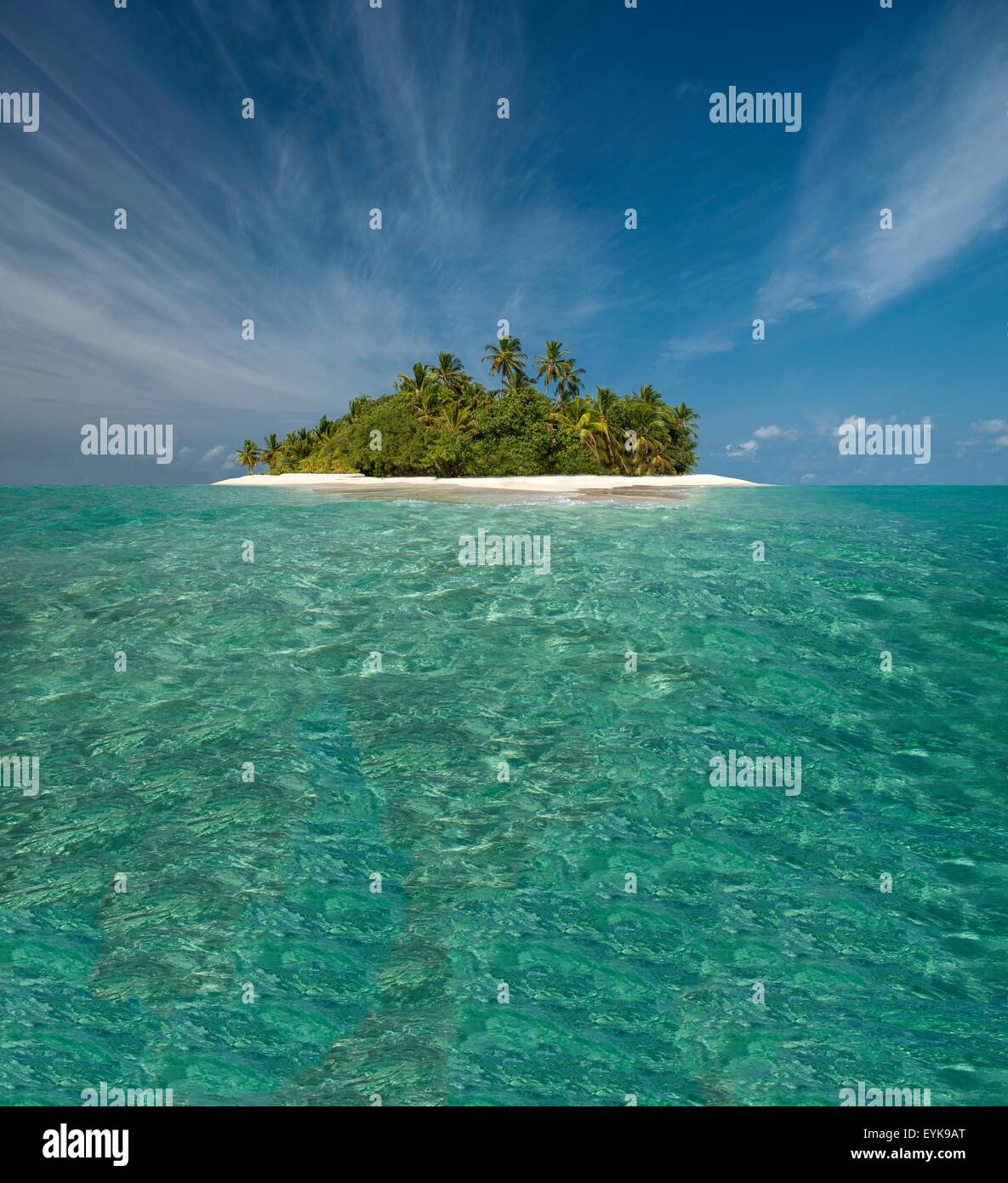 Tropical island, Ari Atoll, Maldives Stock Photo - Alamy
