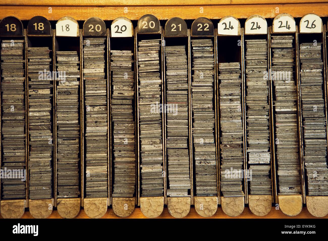 Number organisation system Stock Photo - Alamy