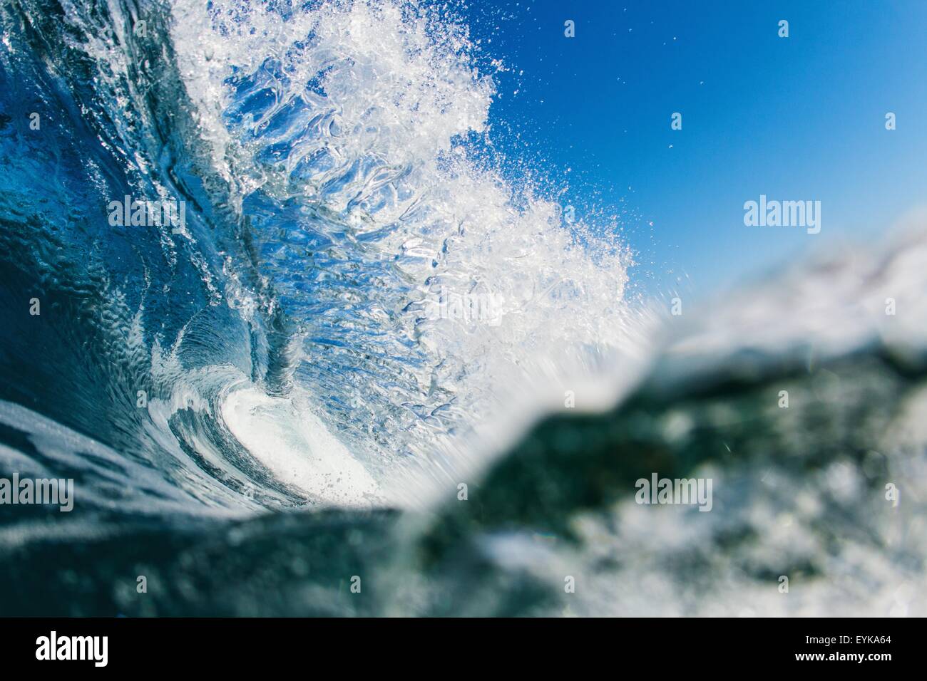 Barreling wave, close-up Stock Photo - Alamy