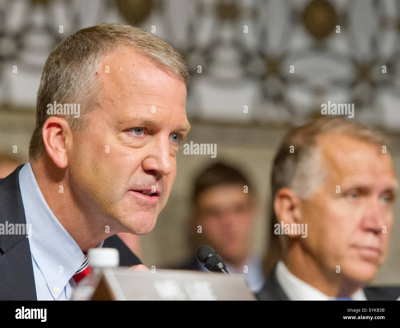 United States Senator Dan Sullivan (Republican of Alaska) questions the ...