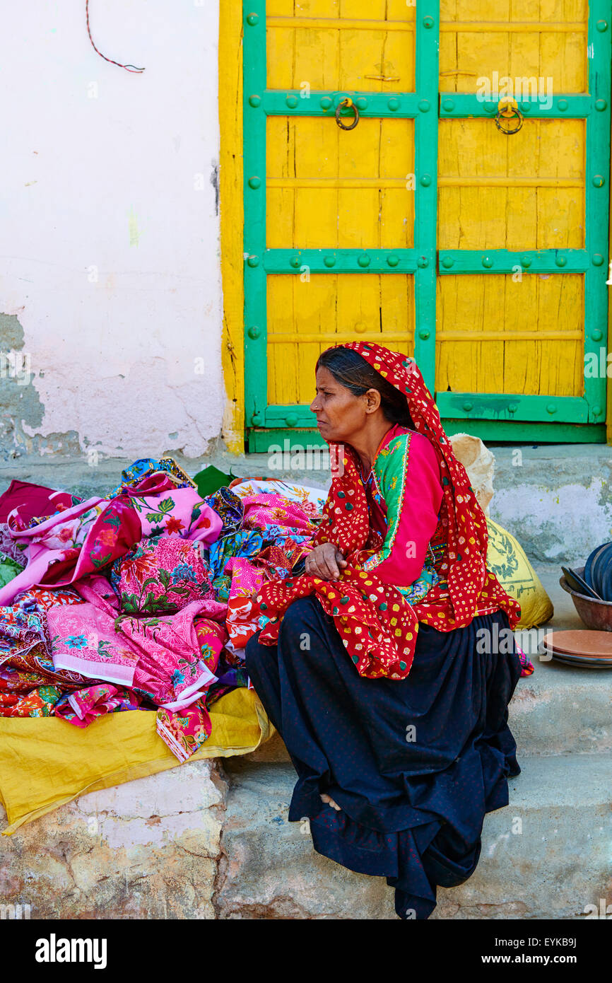 India, Gujarat, Kutch, Padhar village, Ahir ethnic group Stock Photo ...