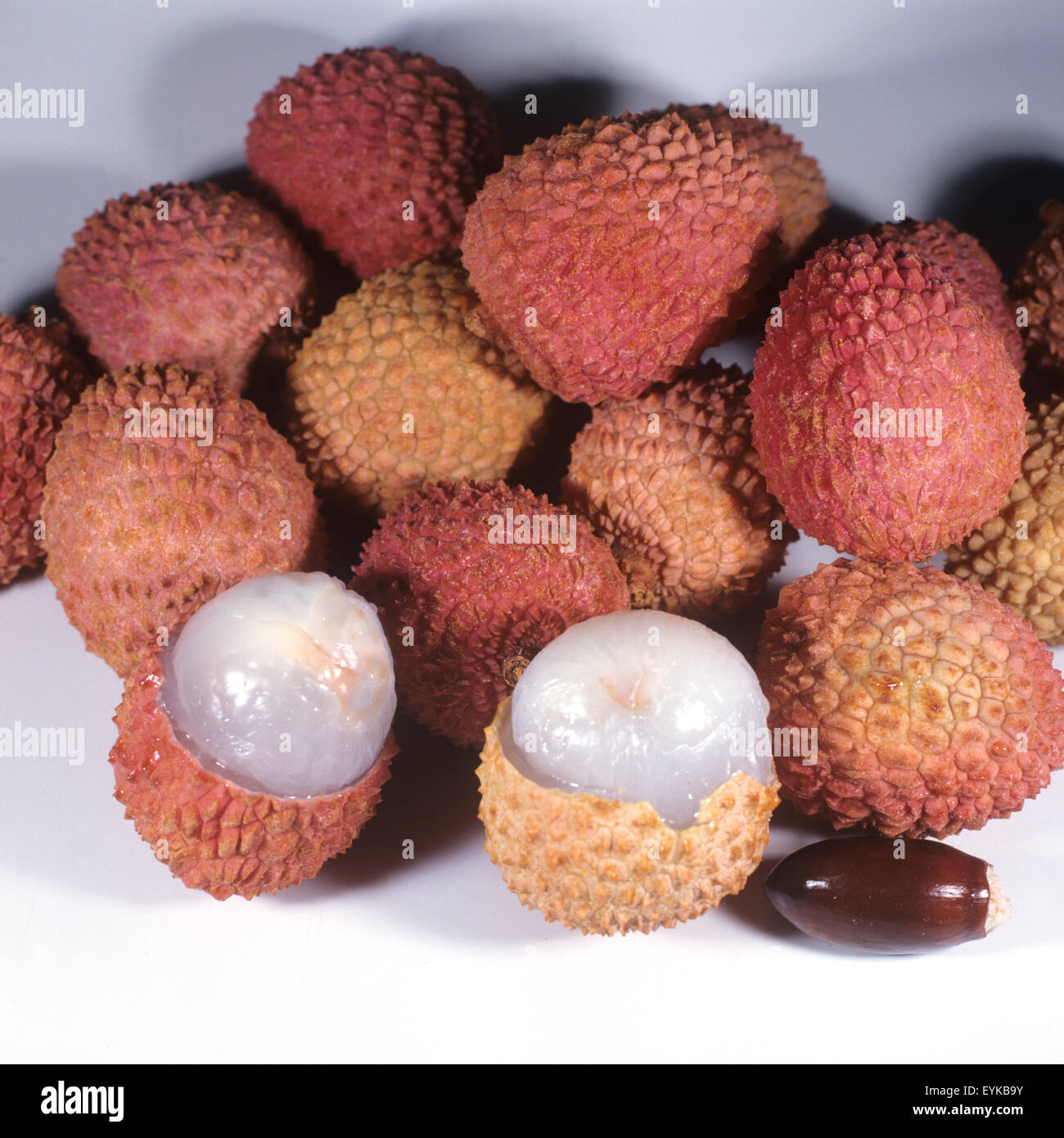 Litschi chinensis, Exotische Frucht, exotisch, Suedfrucht Stock Photo ...