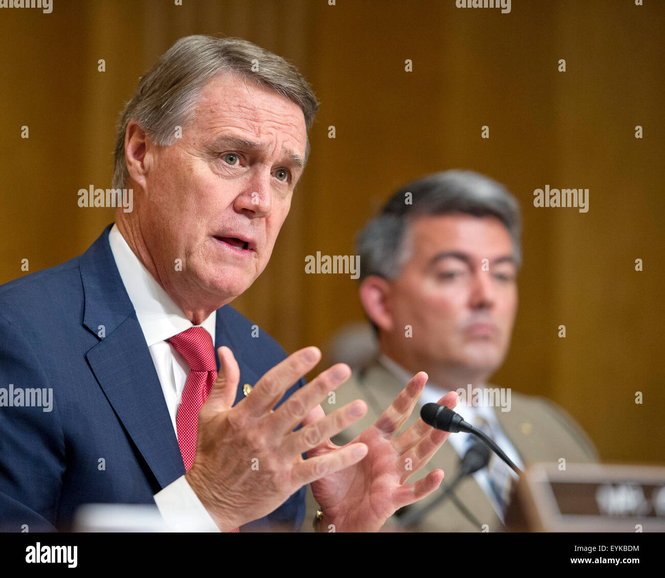 United States Senator David Perdue (Republican of Georgia) questions ...