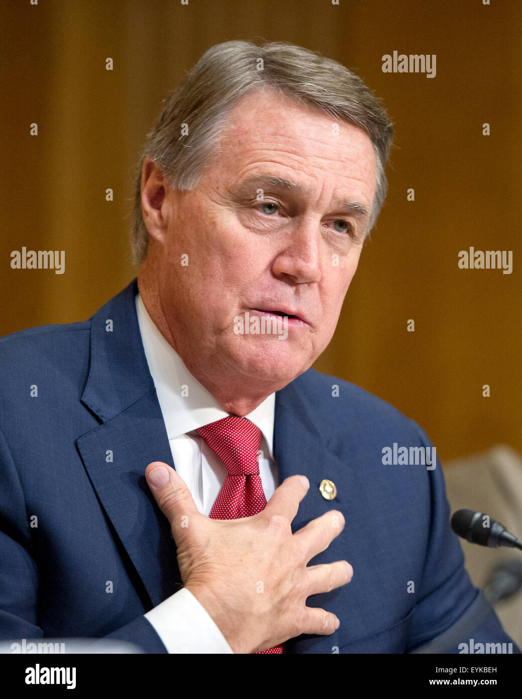 United States Senator David Perdue (Republican of Georgia) questions ...