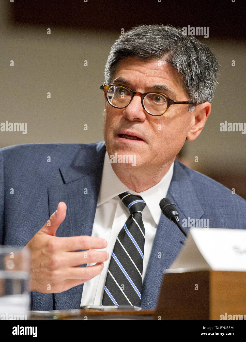 United States Secretary of the Treasury Jacob Lew gives testimony ...