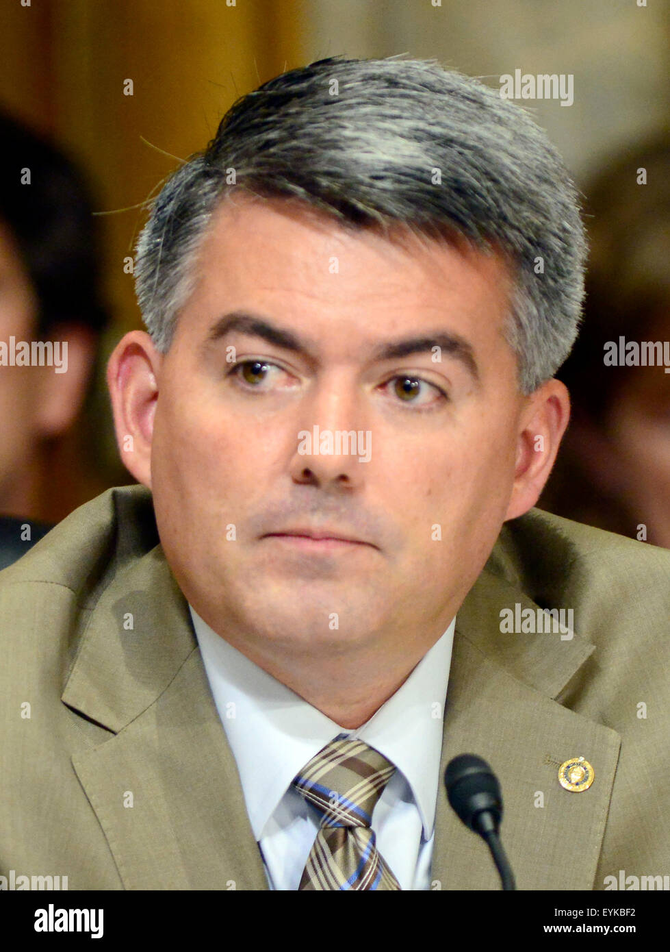 United States Senator Cory Gardner (Republican of Colorado) questions ...