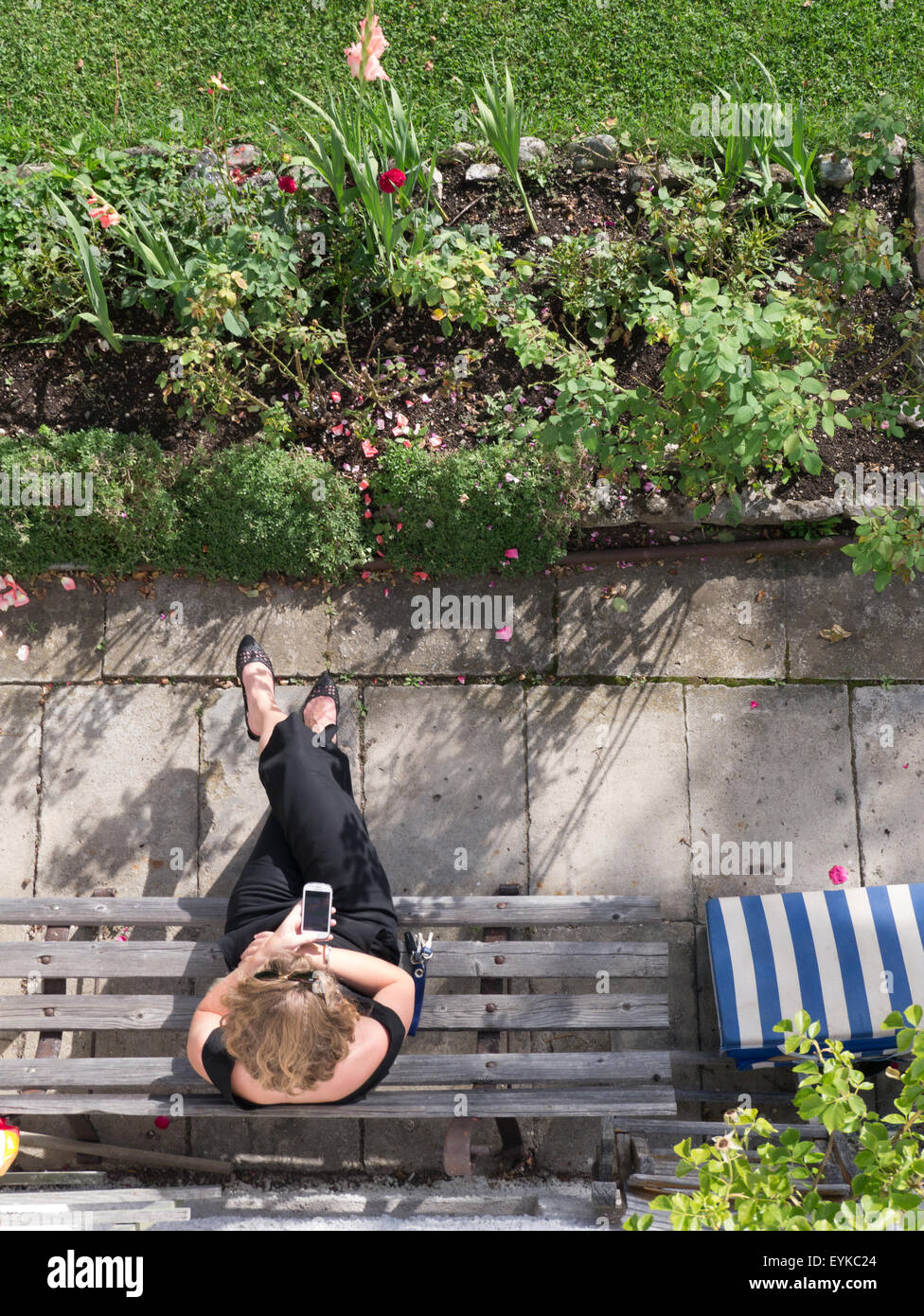 Woman from above hi-res stock photography and images - Alamy