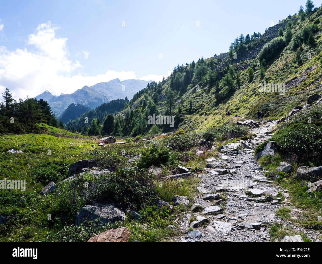 Hiking on Mount Patscherkofel, near Innsbruck, Tirol, Austria Stock ...
