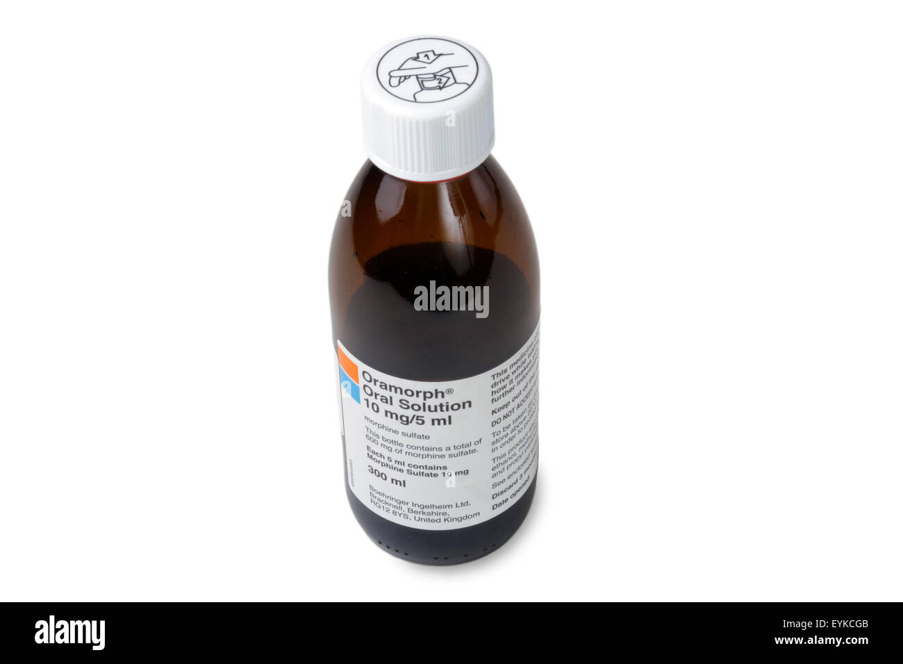 Bottle of Oramorph liquid morphine Stock Photo - Alamy