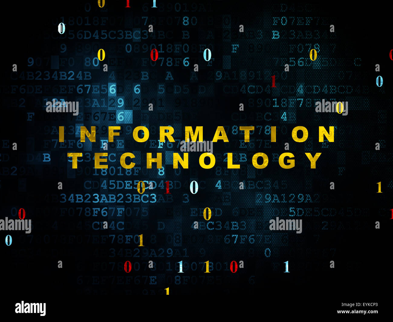 Information concept: Information Technology on Digital Stock Photo - Alamy