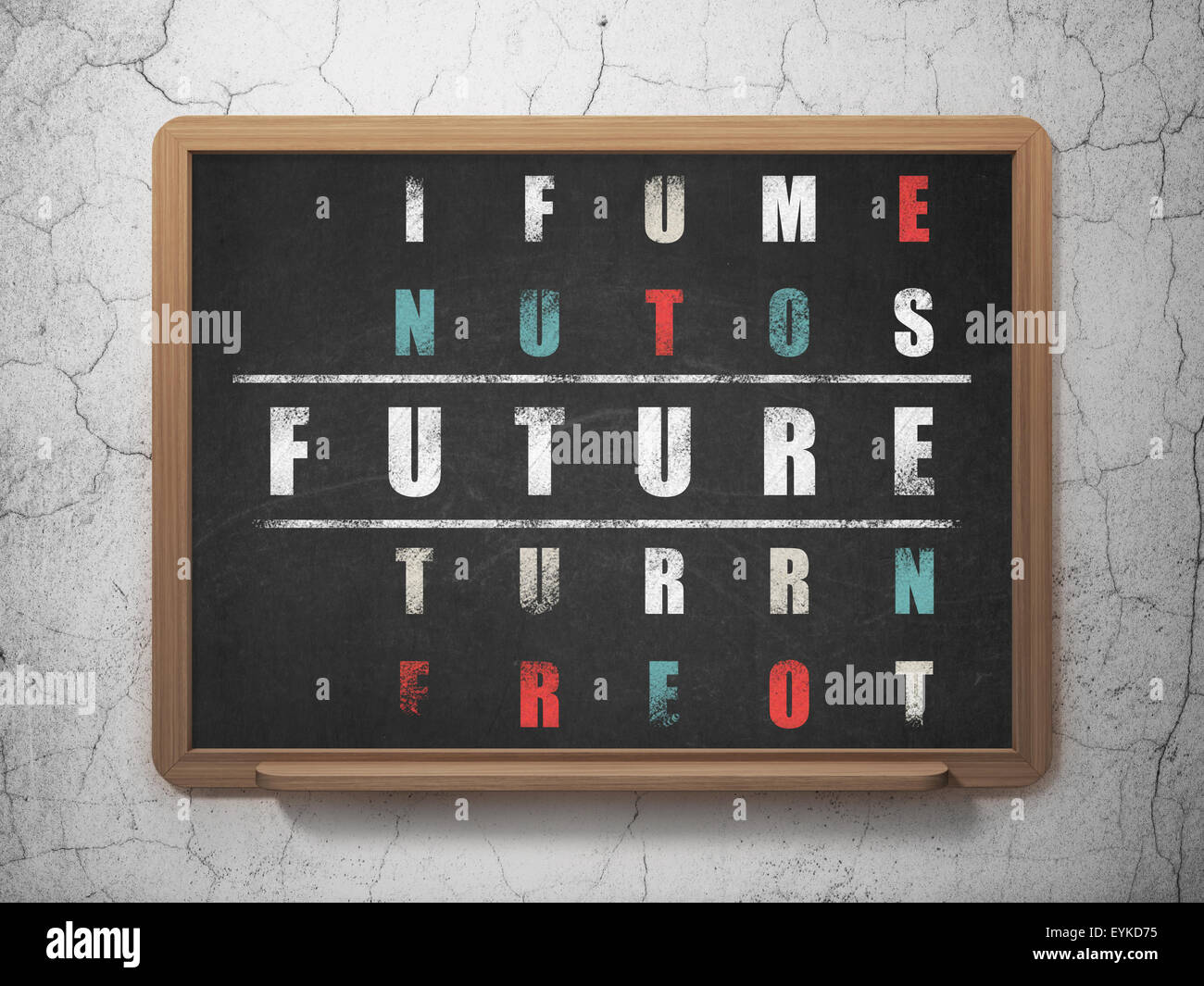 Time concept: word Future in solving Crossword Puzzle Stock Photo - Alamy