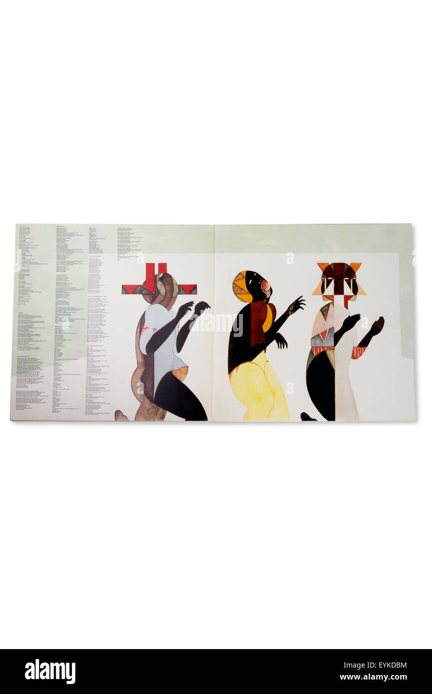 Stevie Wonder Innervisions record album cover Stock Photo - Alamy