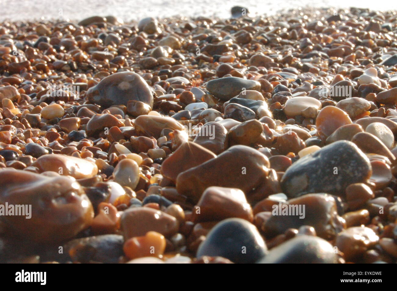 Pebbles on a beach Stock Photo - Alamy