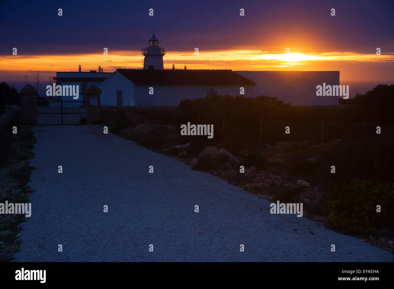 Lighthouse Cap Blanc, island of Majorca Stock Photo - Alamy
