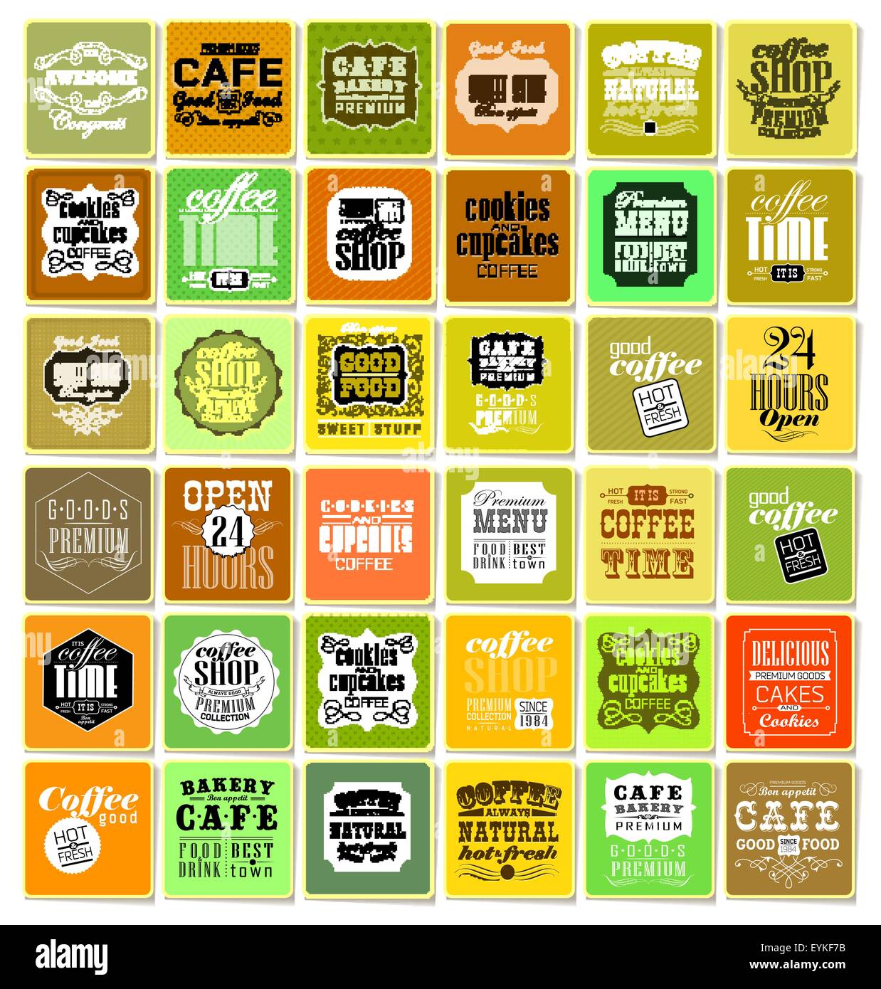 Coffee textures Stock Vector Images - Alamy