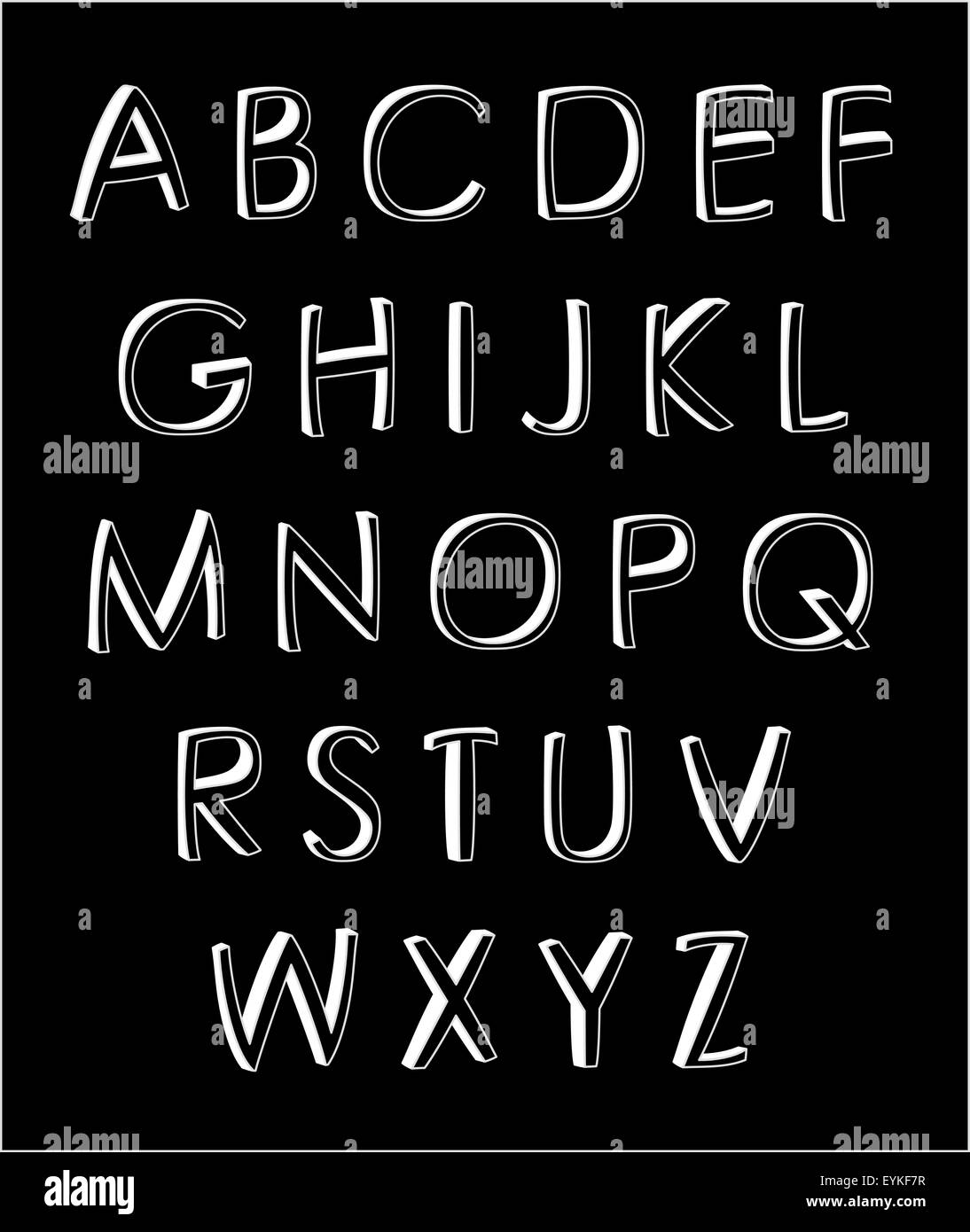 alphabet. Design elements Stock Vector Image & Art - Alamy