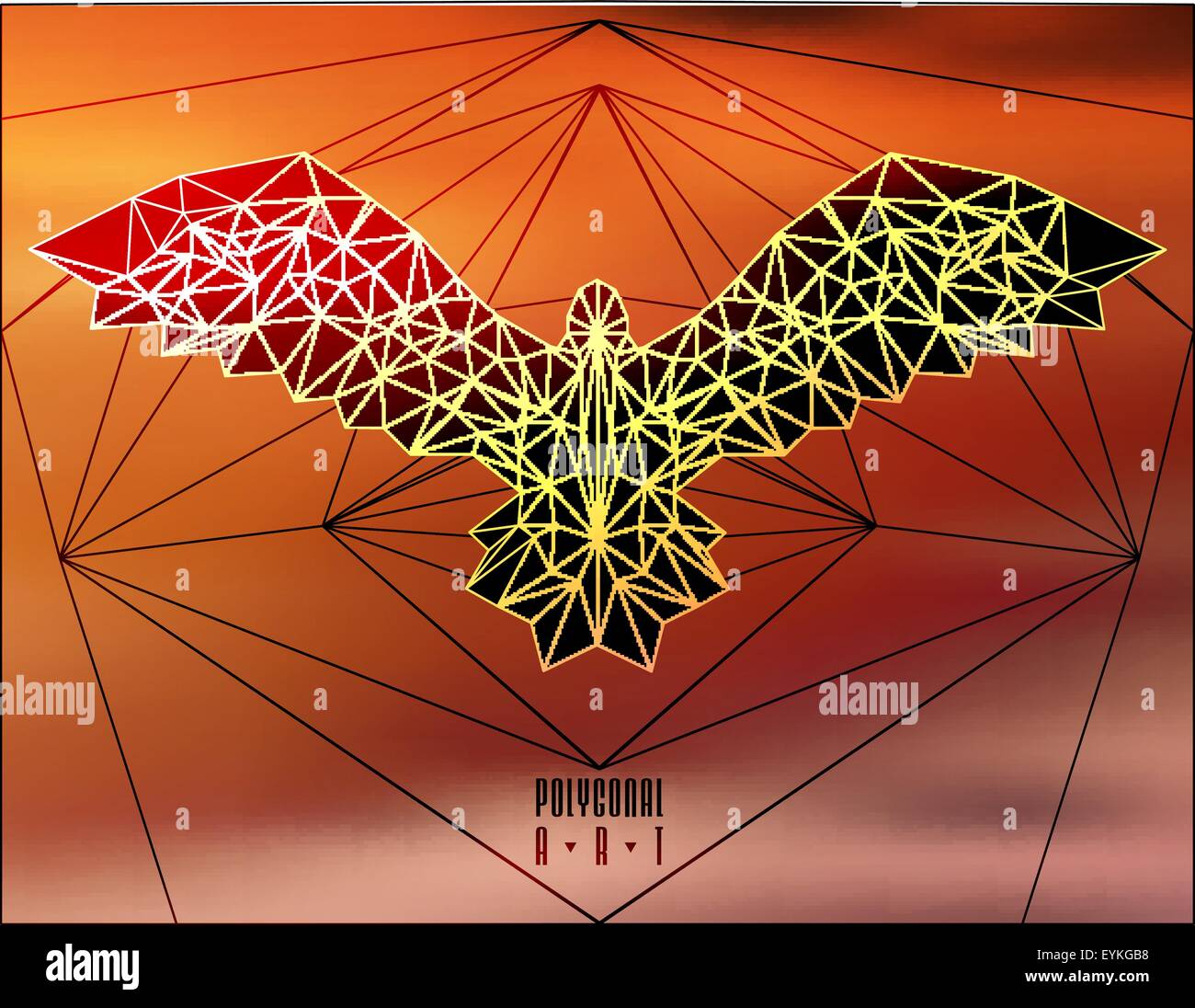 Abstract polygonal bird Stock Vector Image & Art - Alamy