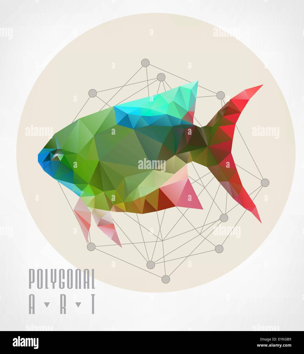 Abstract polygonal fish Stock Vector Image & Art - Alamy
