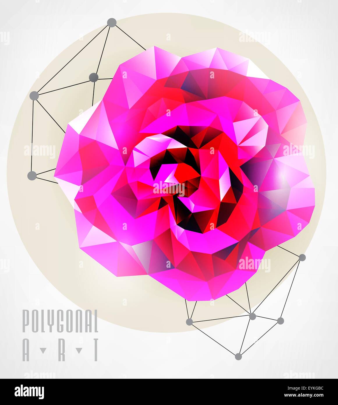Abstract polygonal. Geometric illustration Stock Vector Image & Art - Alamy