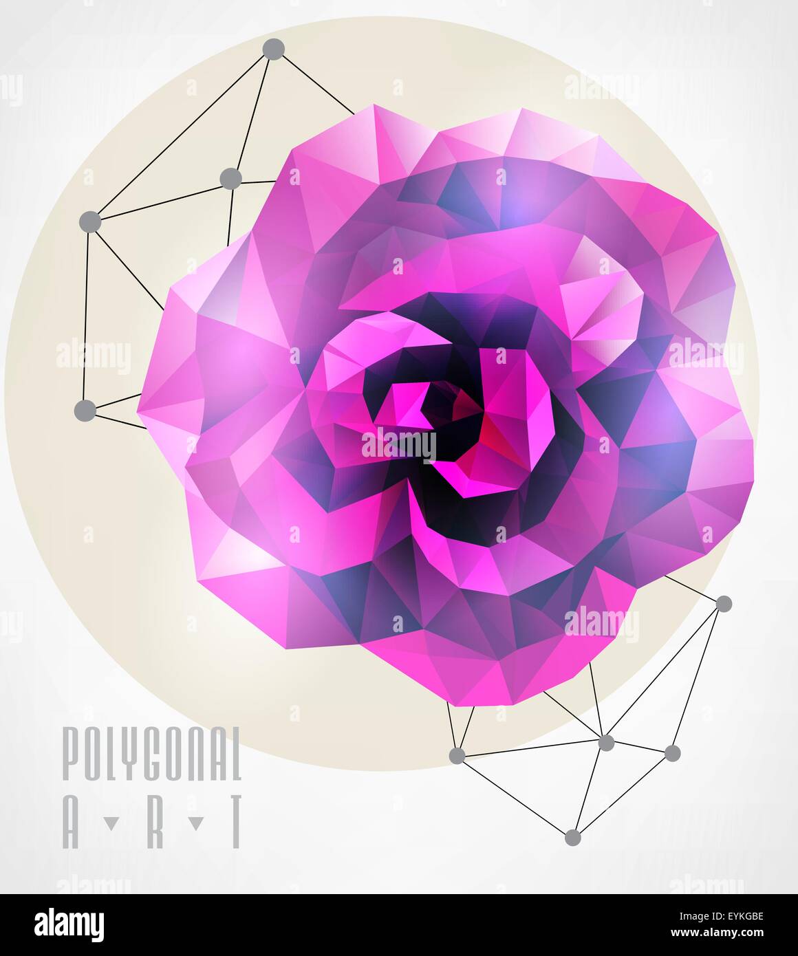 Abstract polygonal. Geometric illustration Stock Vector Image & Art - Alamy