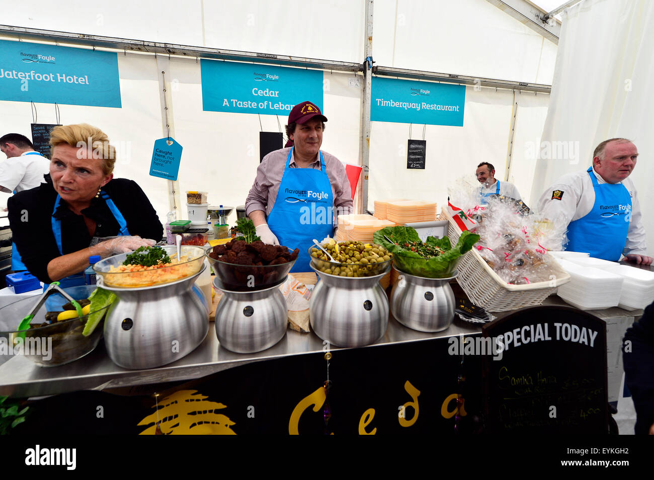 Flavours of the Foyle seafood festival, Londonderry (Derry), Northern ...