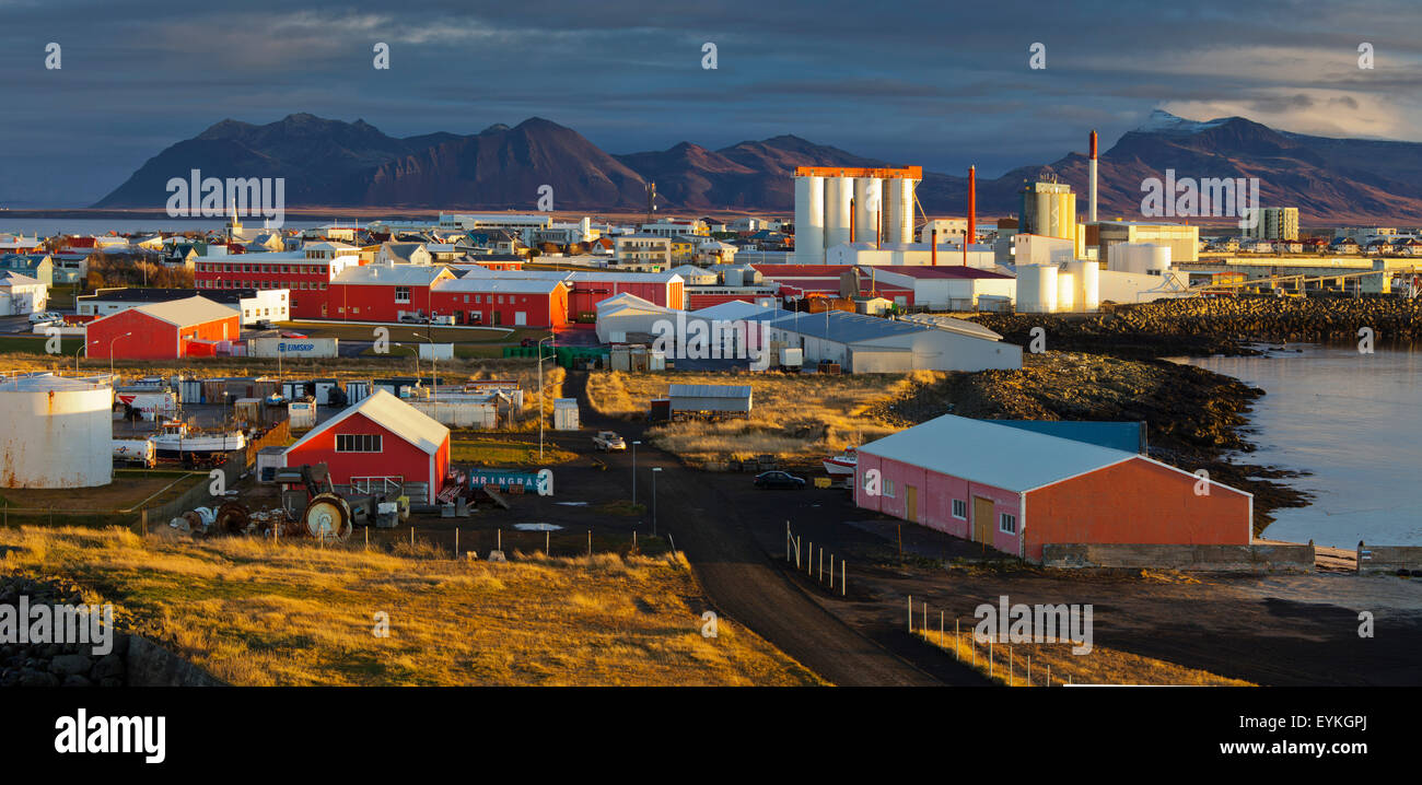 view to Akranes, West Iceland, Iceland Stock Photo - Alamy