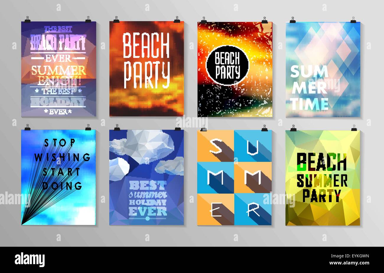 Typographical poster, retro design Stock Vector Image & Art - Alamy