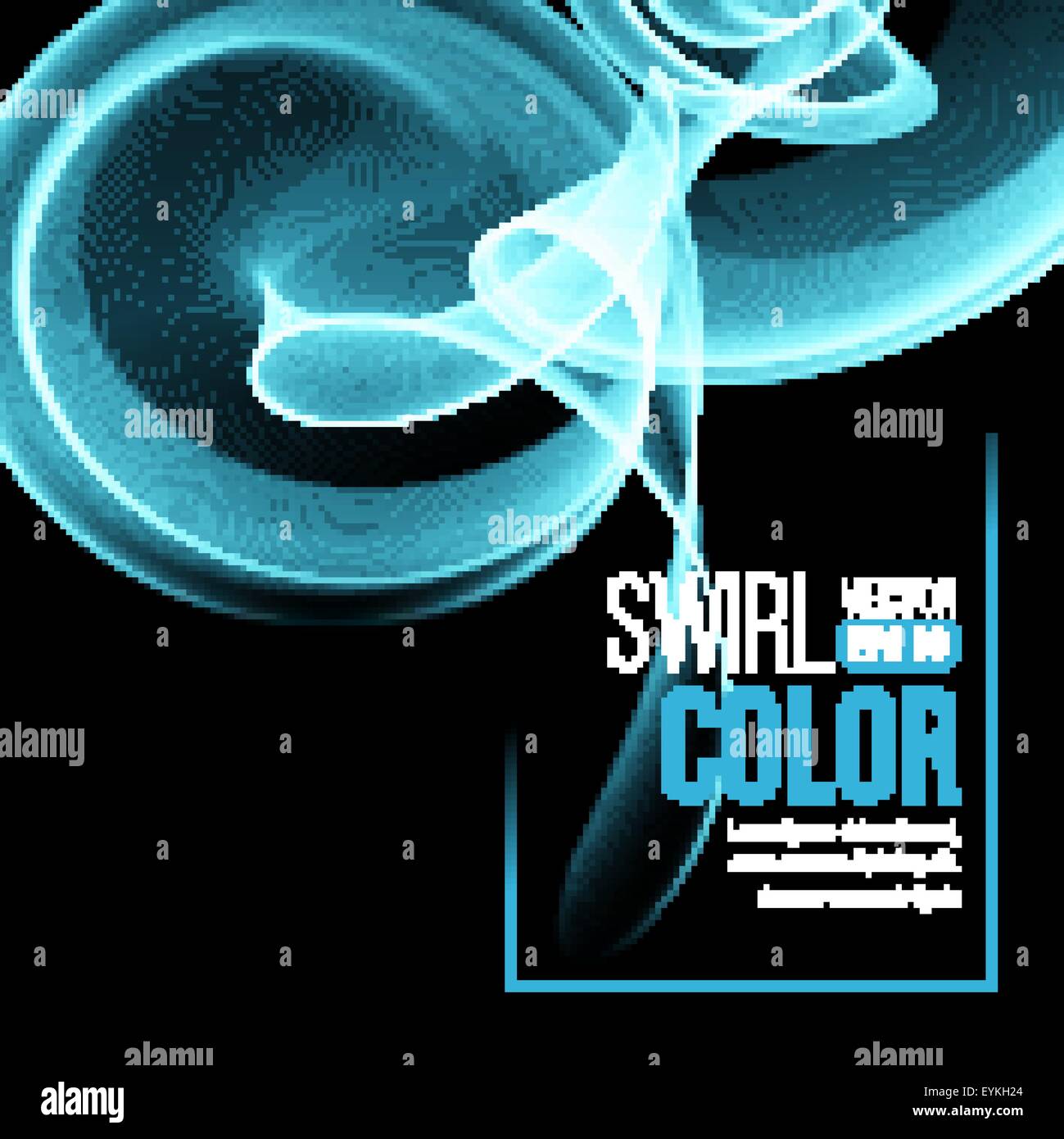 Abstract Blue Lights Effect Background. Vector illustration Stock ...