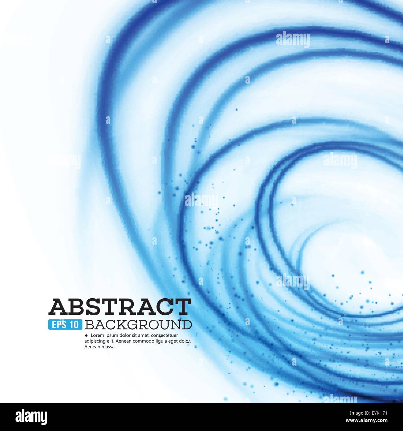 Abstract Blue Lights Effect Background. Vector illustration Stock ...