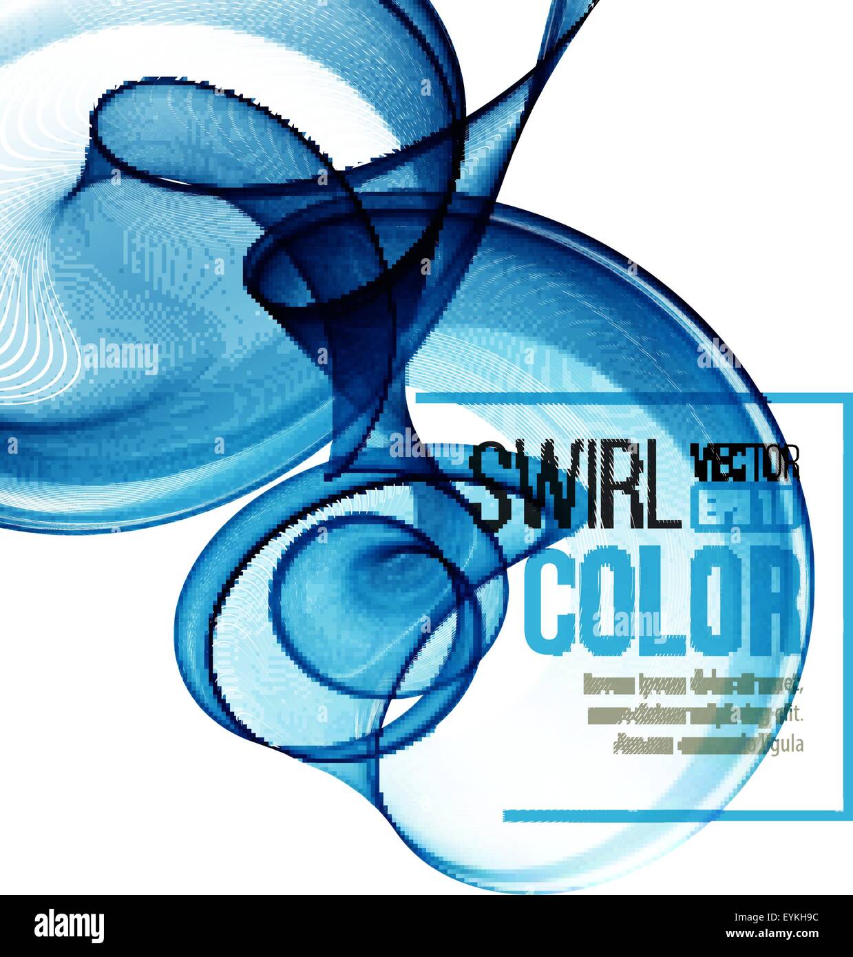 Abstract dynamic background, swirl wavy. Vector illustration Stock ...