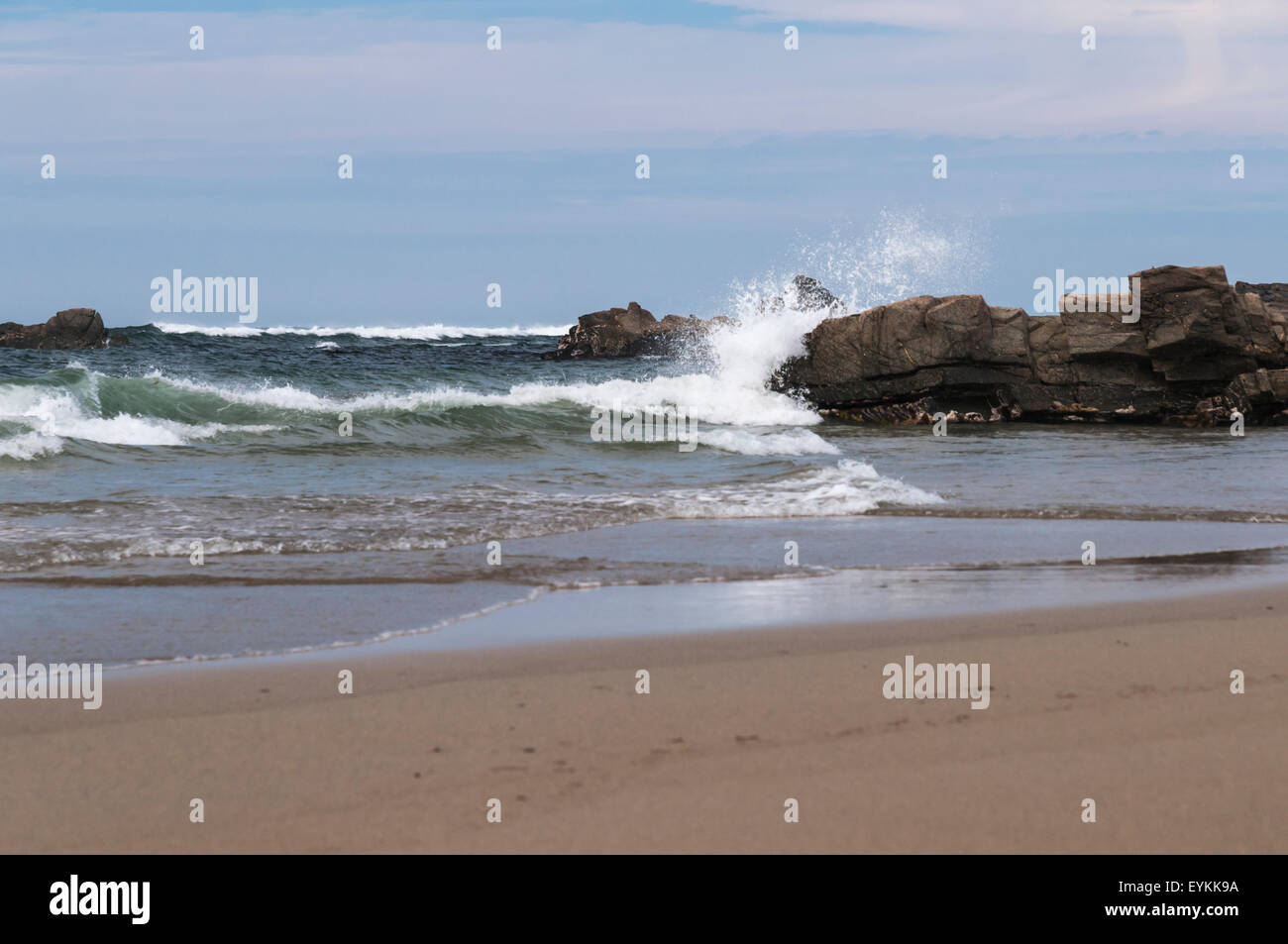 Spume on beach at saligo bay hi-res stock photography and images - Alamy