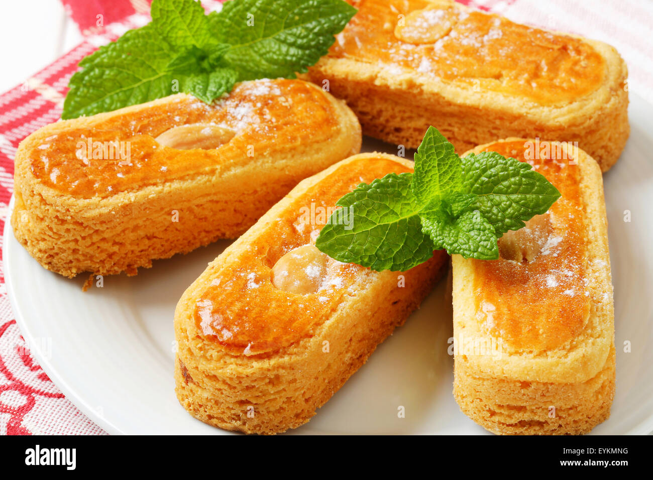 Dutch almond paste filled cookies Stock Photo - Alamy