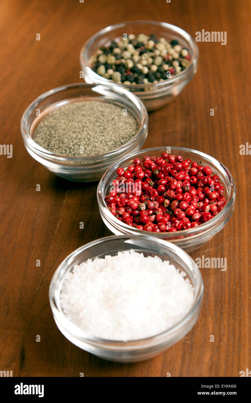 Food, spices, salt, pepper, spices Stock Photo - Alamy