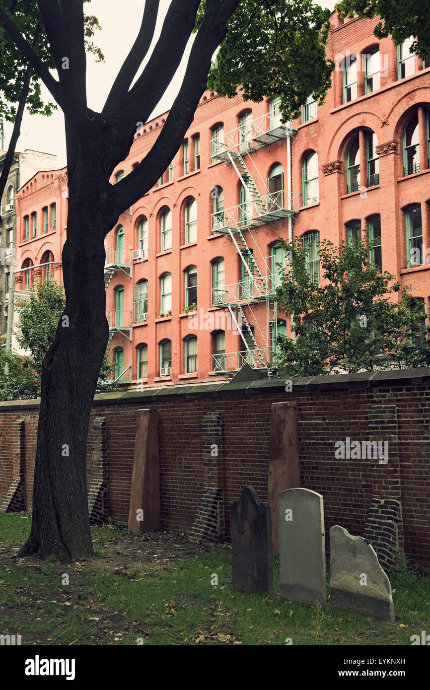 The USA, New York city, town, architecture, house, America Stock Photo ...