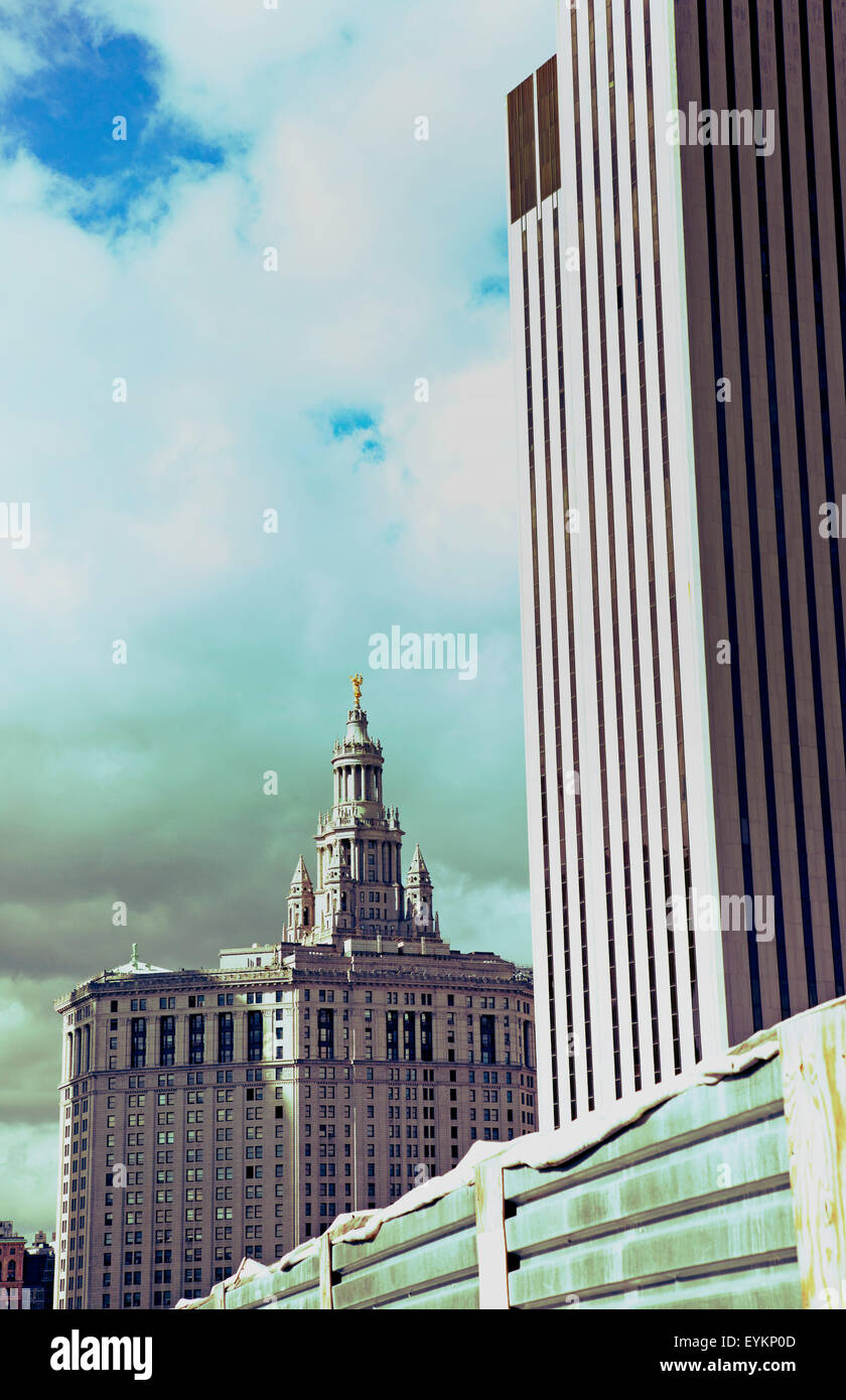New York city, town, architecture, high rises, skyscrapers Stock Photo ...
