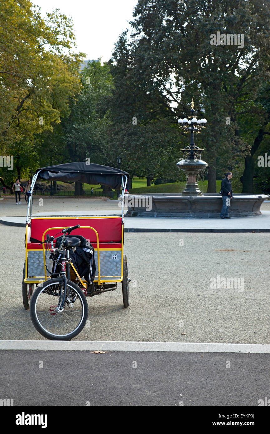 New York, town, bicycle, Central park Stock Photo - Alamy