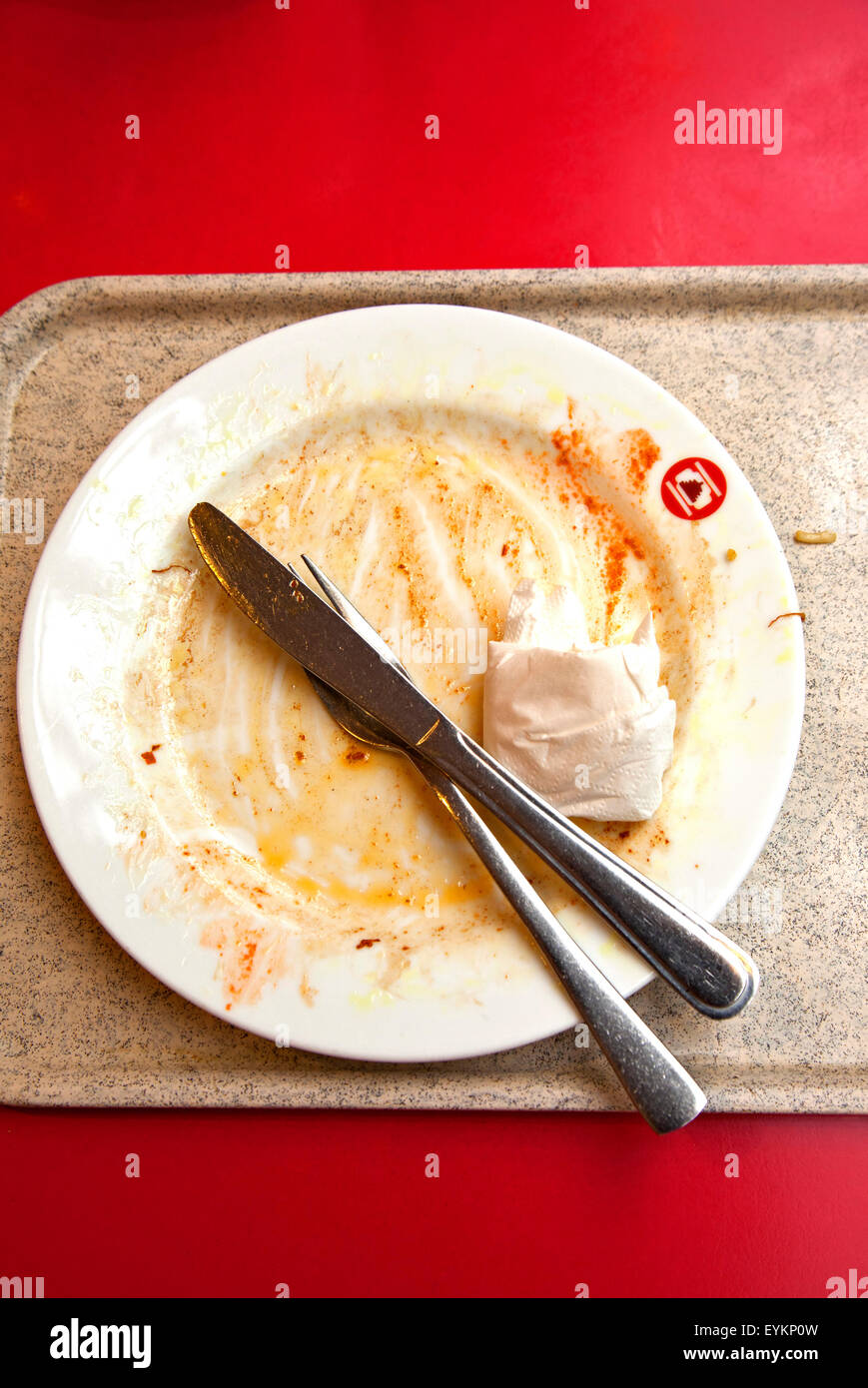 Plate, blank, food, finished Stock Photo - Alamy
