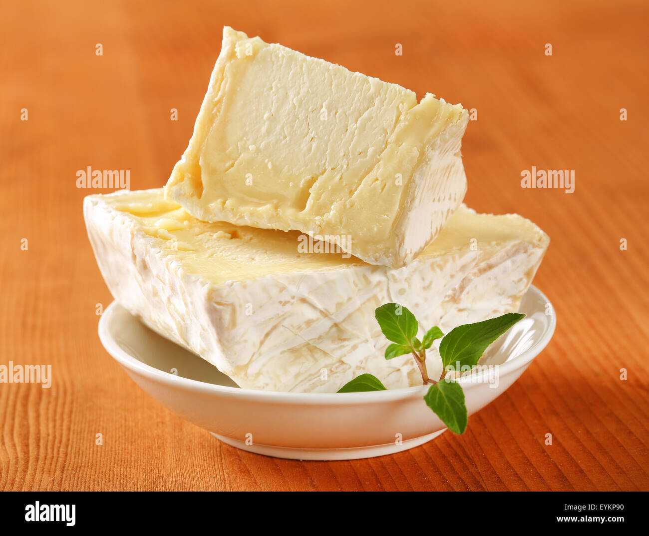 French soft white rind cheese Stock Photo - Alamy